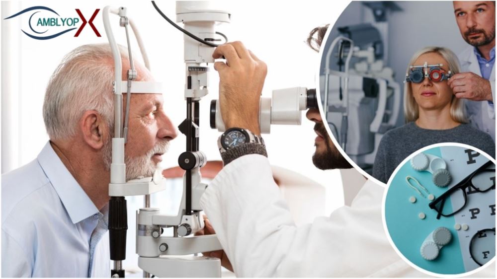 How to treat amblyopia in adult with electronic flicker glasses.